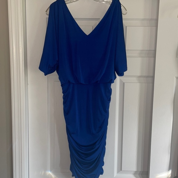 Cachet | Dresses | Royal Blue Short Dress | Poshmark